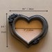 Floral Wooden Heart Shaped Photo Picture Frame Wall Mounted - Etsy