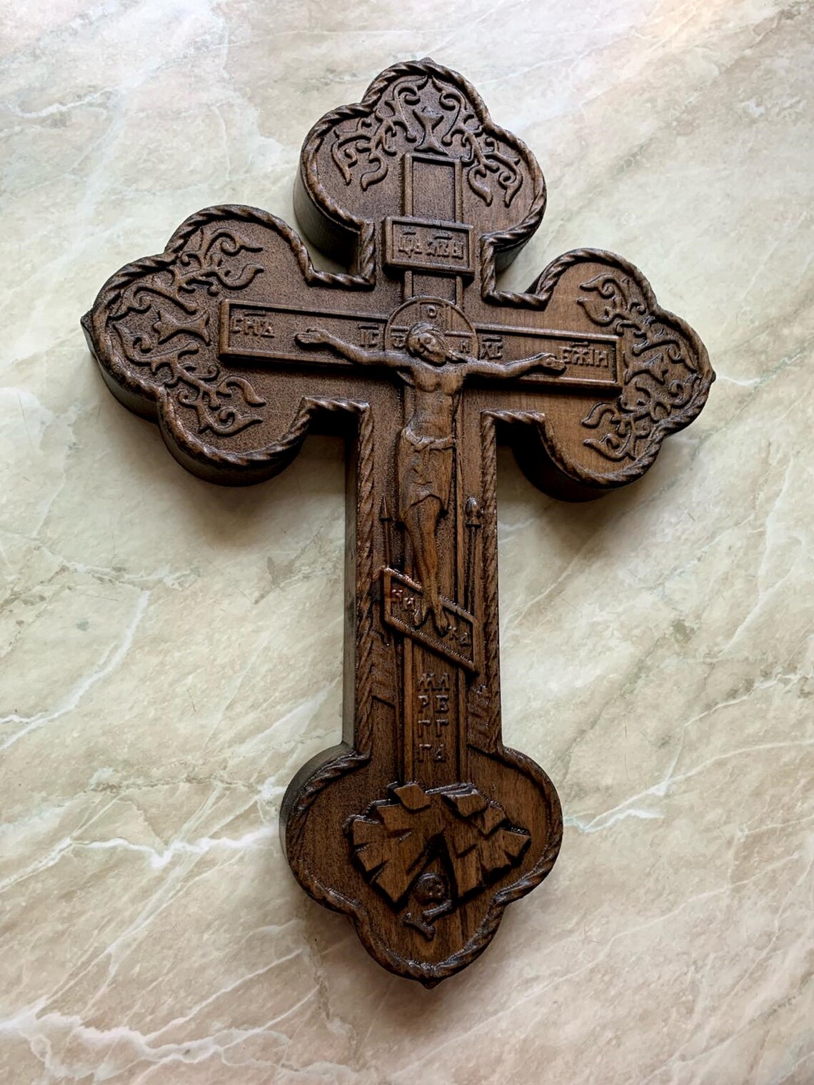 Wooden Crucifix Jesus Christ Carved Wooden Cross Catholic - Etsy