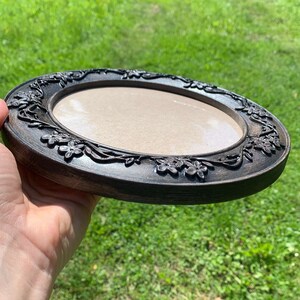 Round Flower Photo Picture Decorative Frame Floral Ornate Romantic ...