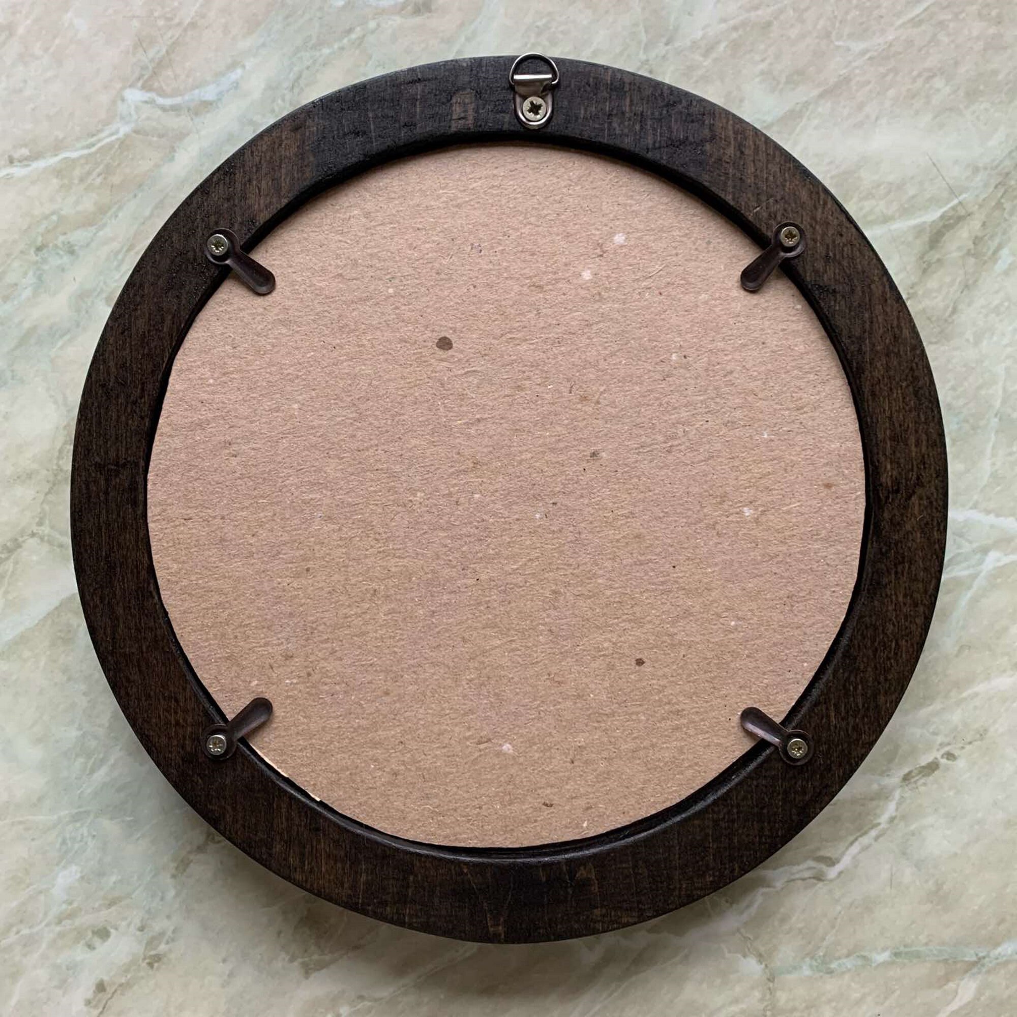 Round Flower Photo Picture Decorative Frame Floral Ornate - Etsy