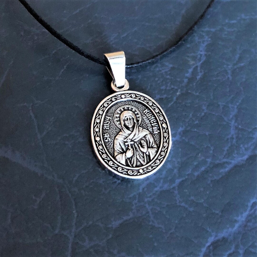 Saint Caleria (valeria) Icon Pendamt Necklace. Holy Martyr Valeria ...