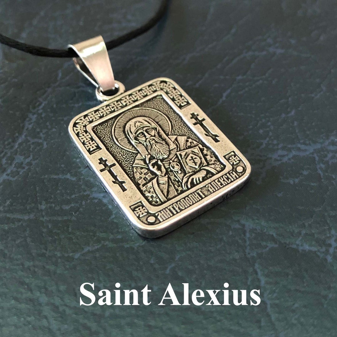Saint Alexis Metropolitan of Kiev and All Rus Pendant Orthodox Pectoral ...
