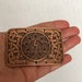 Rectangular Buckle for Belt, Slavic Symbol Lightning in a Star, Symbol ...