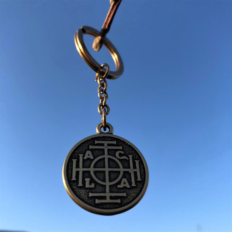 AGLA Symbol Keychain. AGLA Lucky Charm Keyring. Protective - Etsy