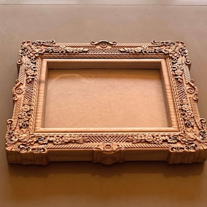 Beautiful Wood Wall Picture Frame. Decorative Square Photo Frame ...
