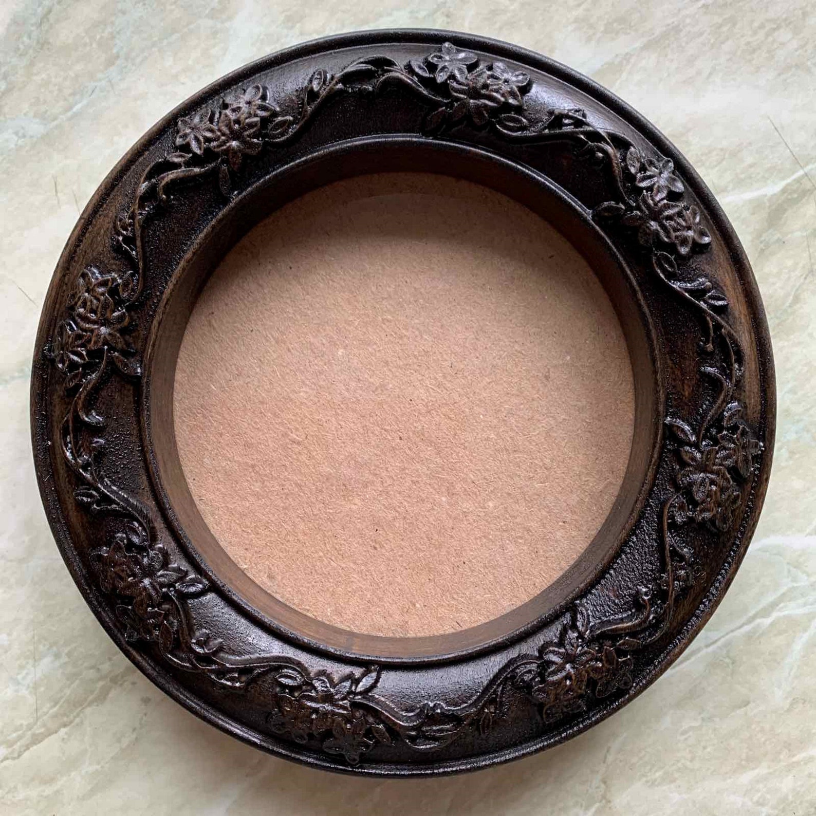 Small Picture Frame Round Photo Frames Decorative Floral - Etsy