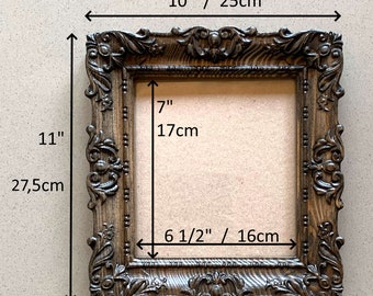 Carved Wood Frame - Etsy