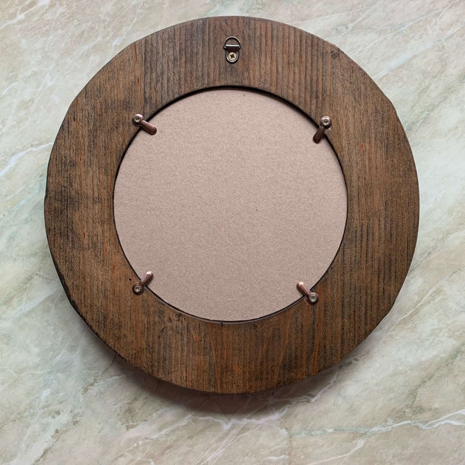 Round Photo Picture Frame Wall Mounted Home Decor Embroidery - Etsy