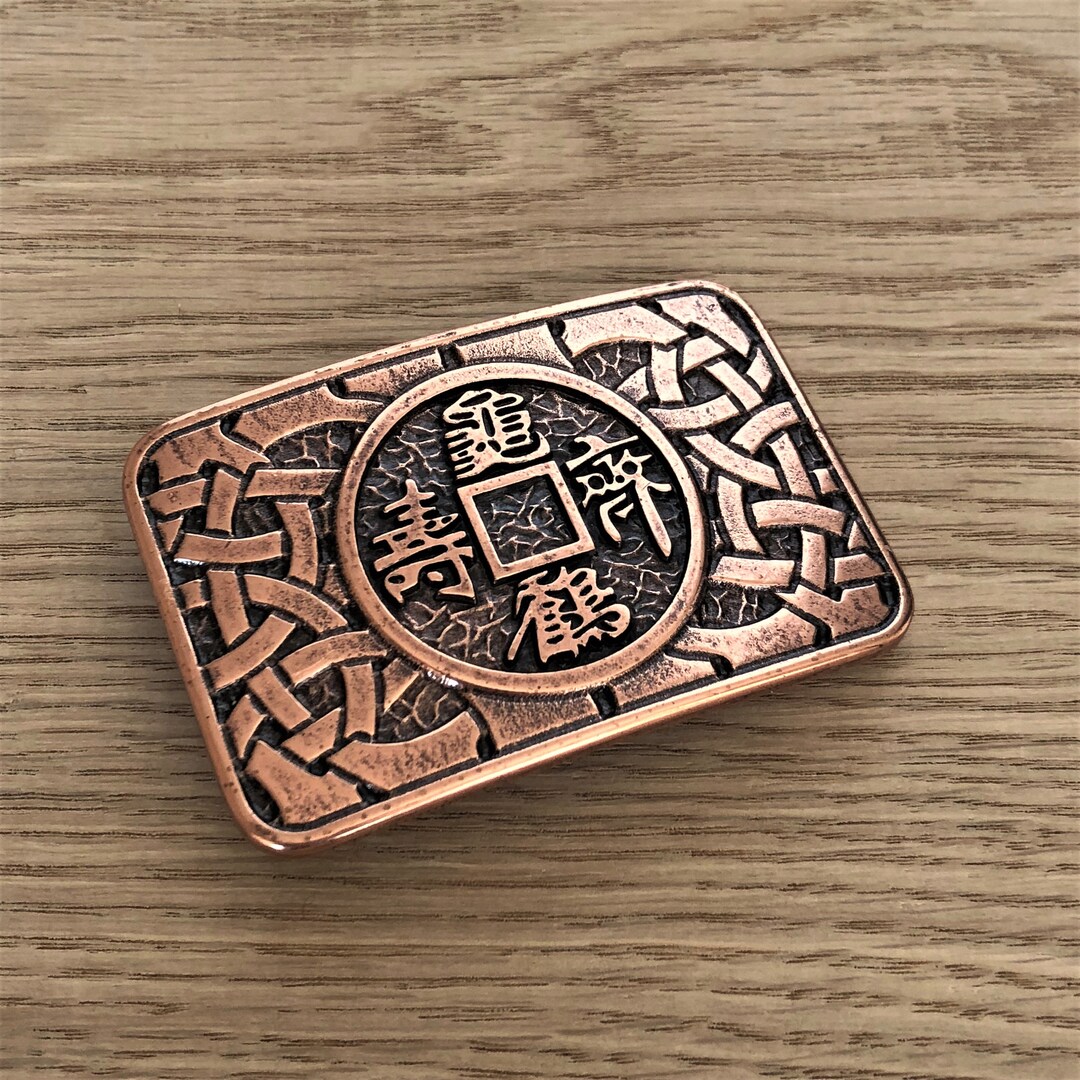 Fortune Coin Buckle for Belt, Feng Shui Lucky Chinese Coin Belt Close ...