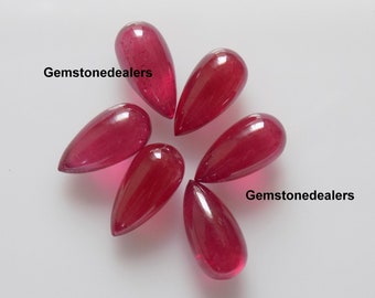 Ruby Tear Drops | Etsy