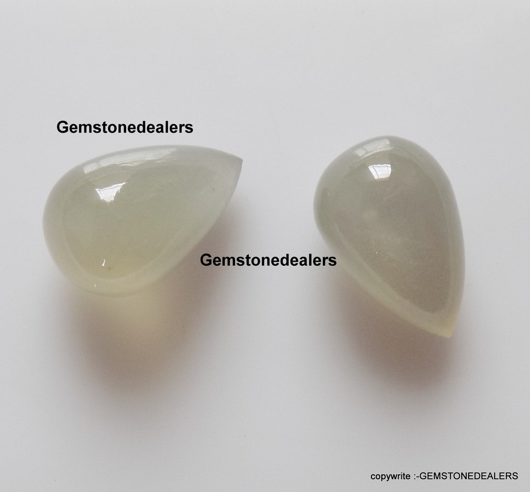 Buy 10x16mm Natural GREY Moonstone Teardrop Shape Smooth Polish 10x16mm ...