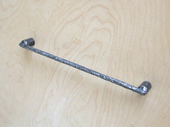 Hand Forged Drawer Pulls Handles Knobs Textured Hammered | Etsy