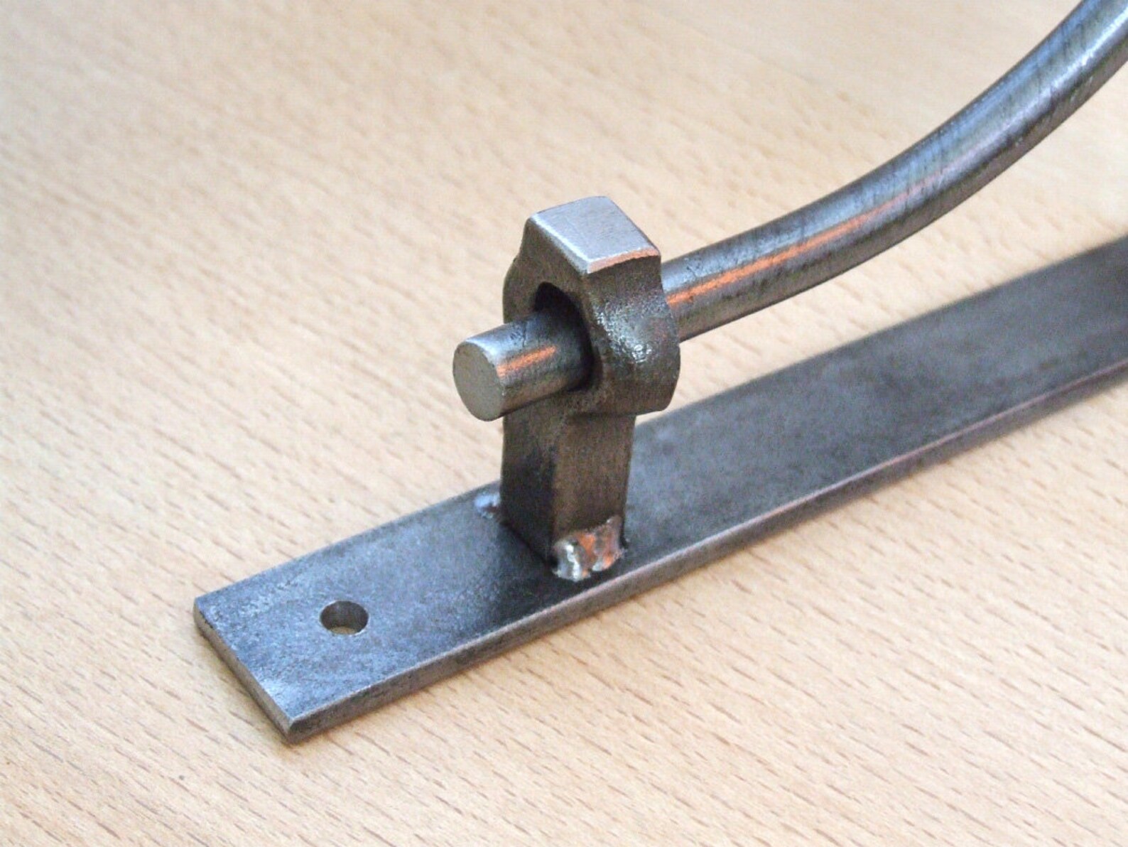 Blacksmith Made Hand Forged Shelf Brackets Home Living Wrought Mantle ...