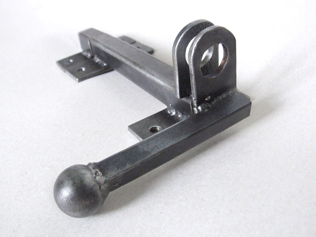 Industrial Handcrafted Barn Door Latch for Craft Supplies Rustic Steel ...