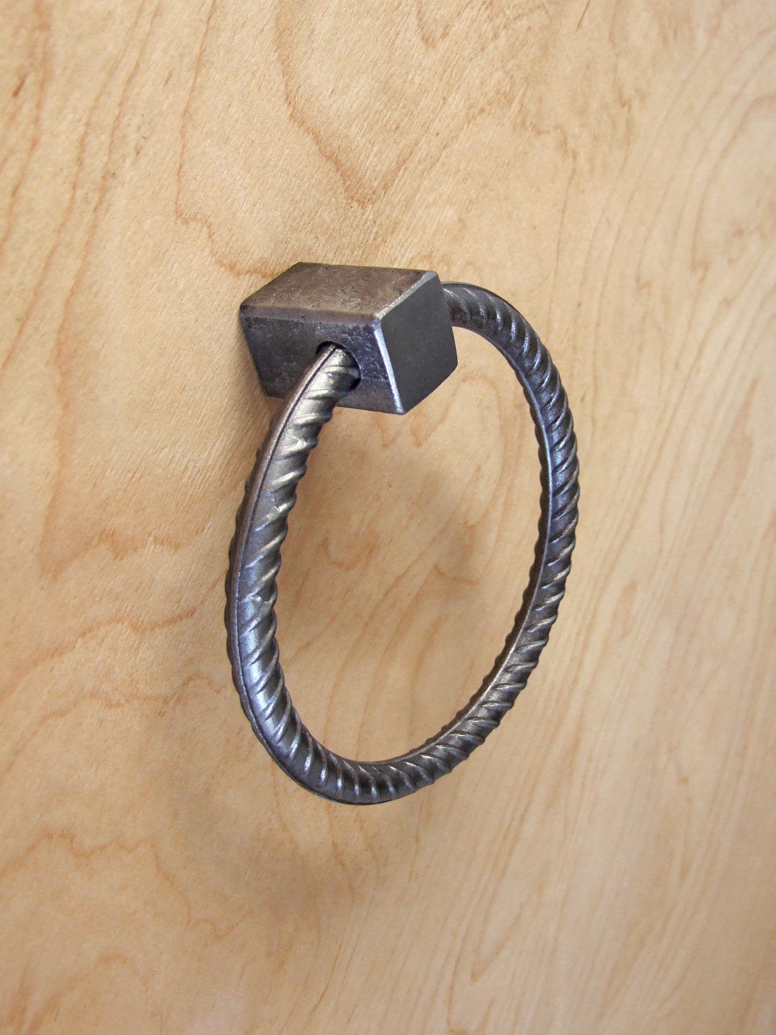 Hand Crafted Steel Rebar Handles Pulls Kitchen Cabinet | Etsy