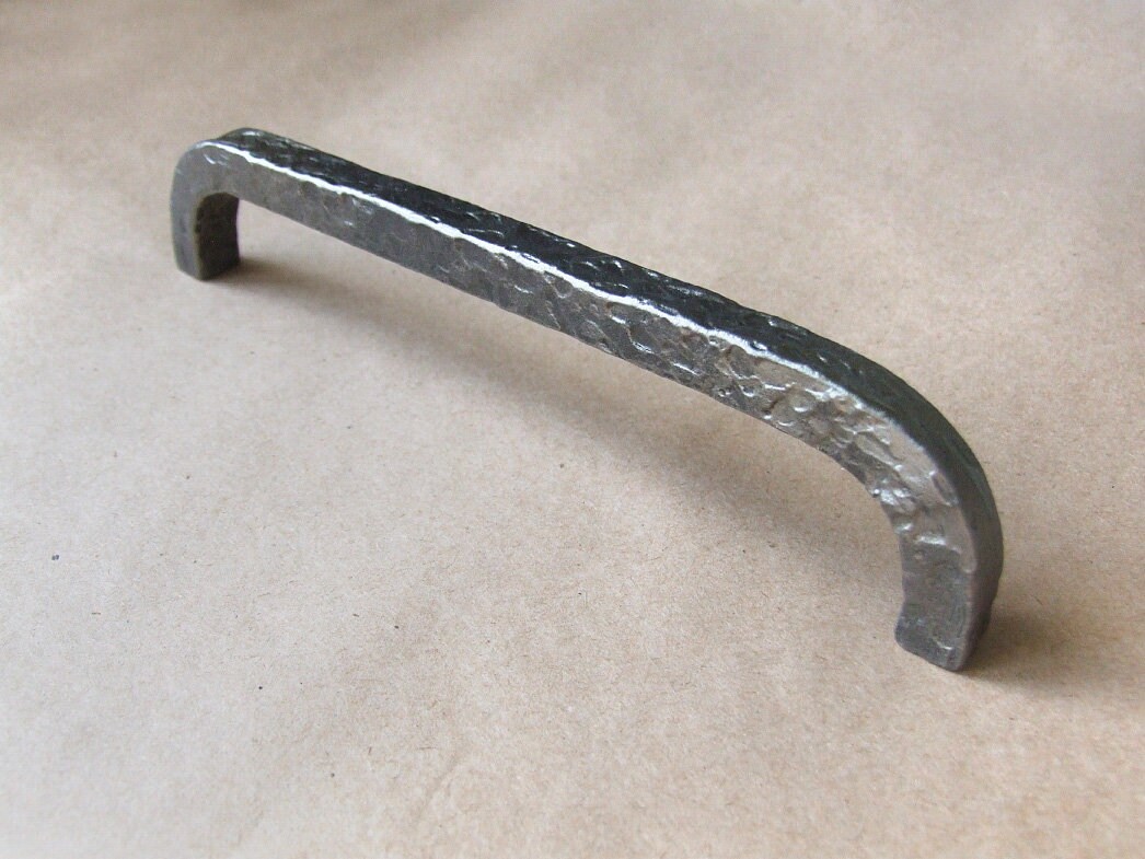 Simple Hand Forged Industrial Loft Drawer Pulls Handles Knobs - Etsy