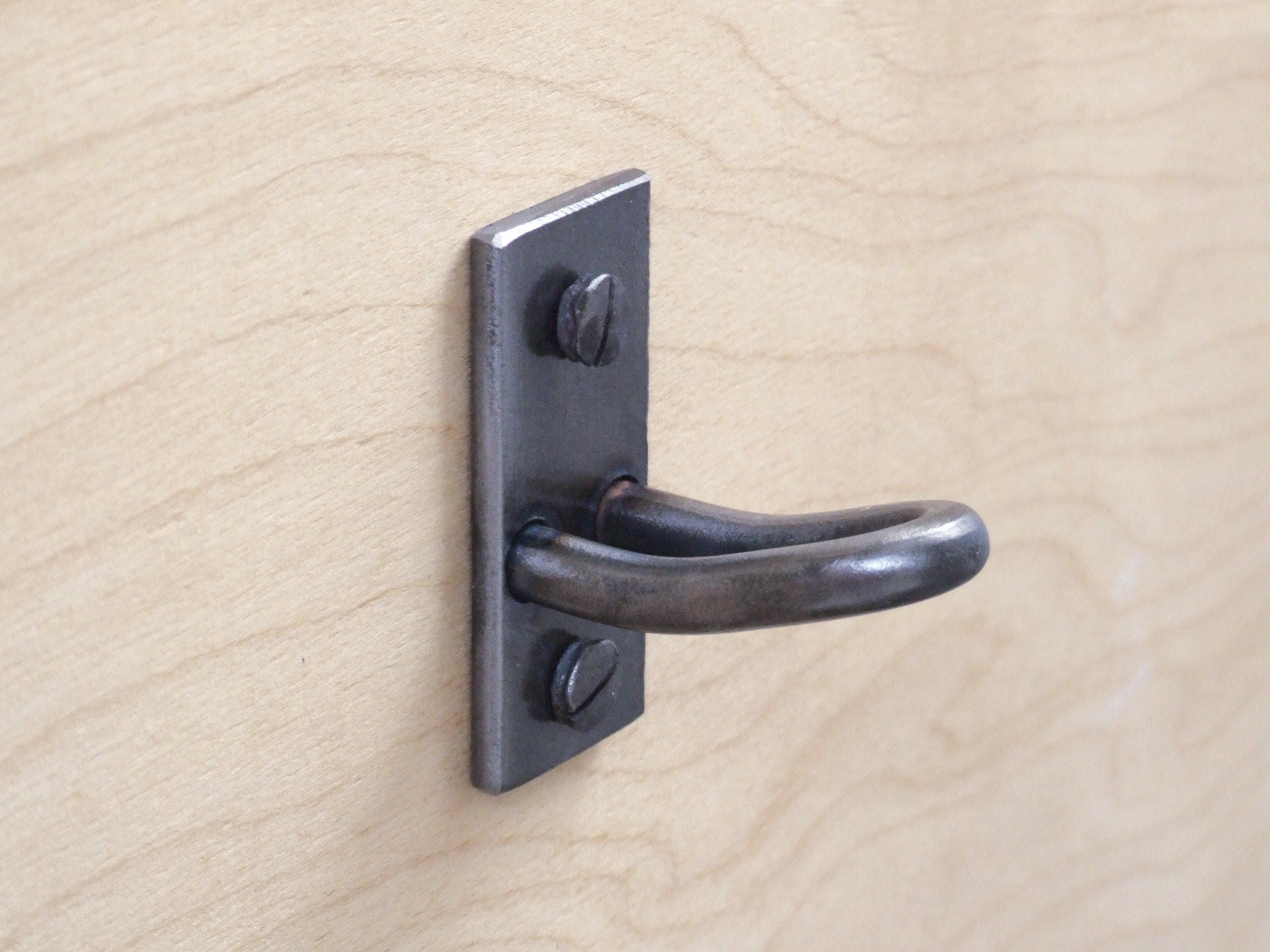 Hand crafted wall hook Iron steel hooks for clothing storage | Etsy