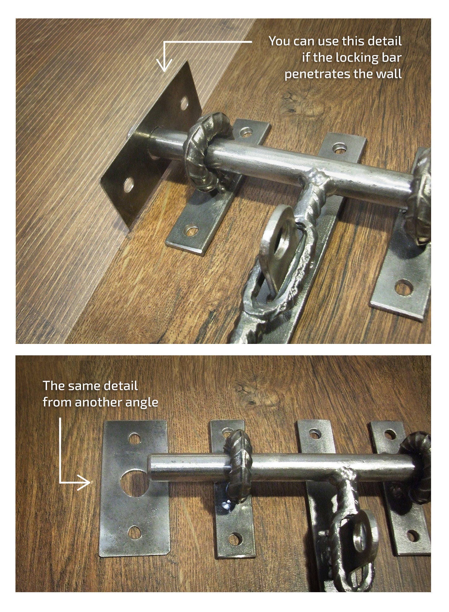 Industrial barn door latch for craft supplies Rustic steel | Etsy