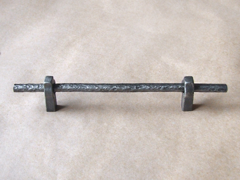 Hand Forged Drawer Pulls Handles Knobs Kitchen Cabinet Dresser Wardrobe ...