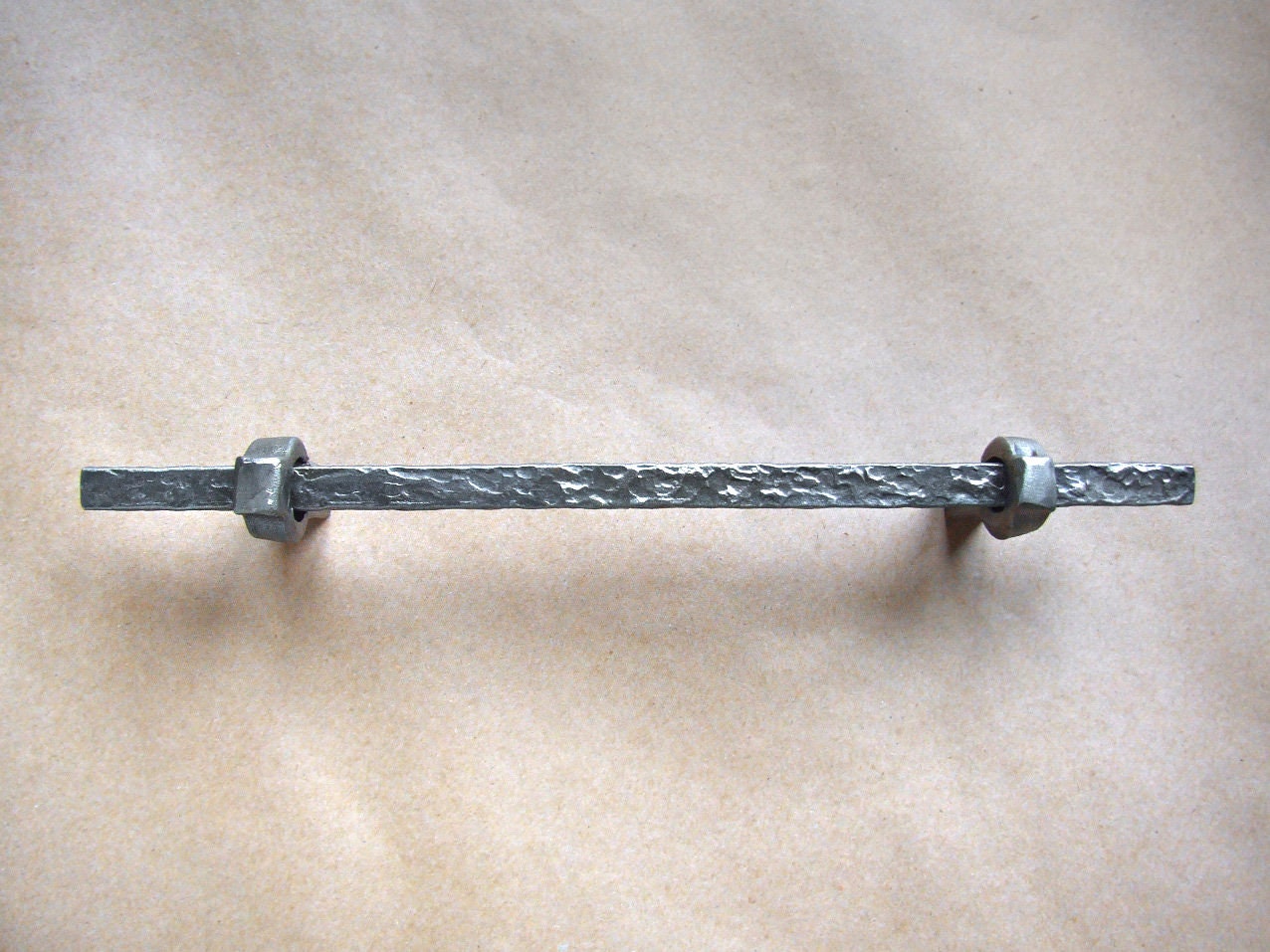 Hand Forged Modern Industrial Drawer Pulls Knobs Handles Wrought ...