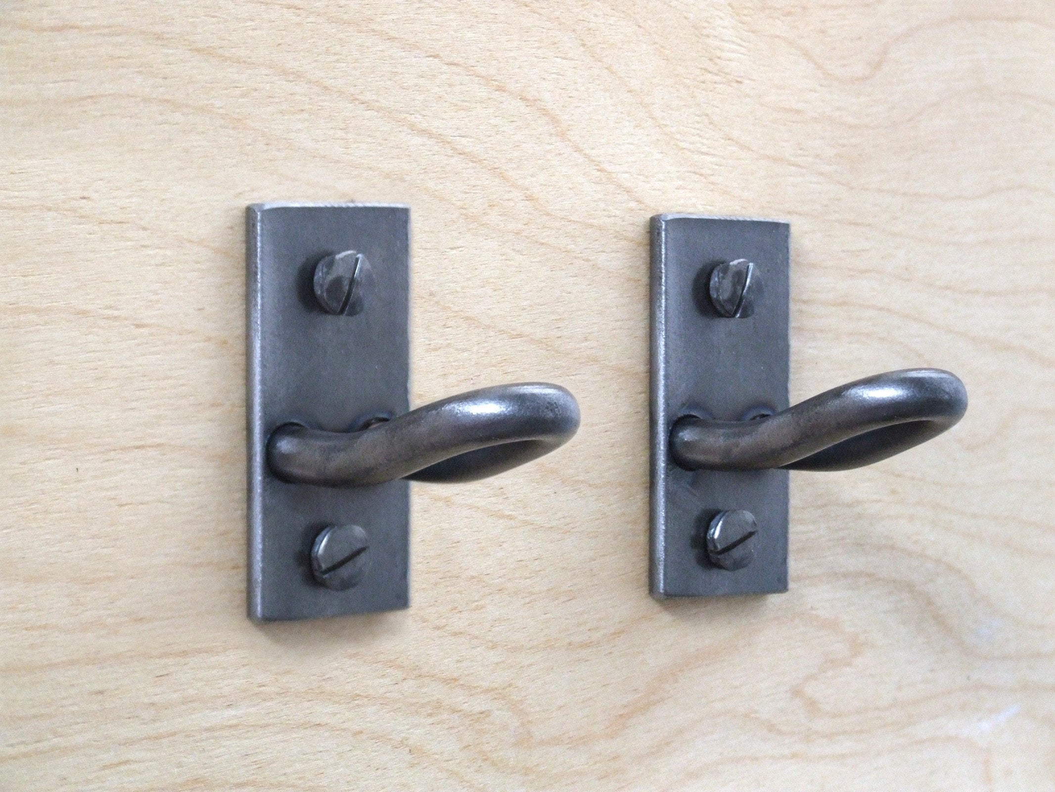 Hand crafted wall hook Iron steel hooks for clothing storage | Etsy