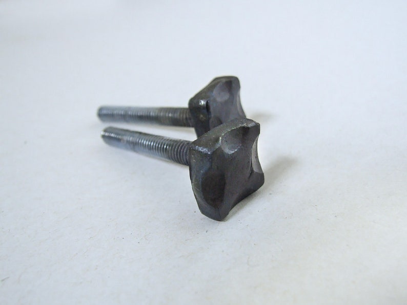 Big decorative bolts with hand forged heads woodworking Steel | Etsy