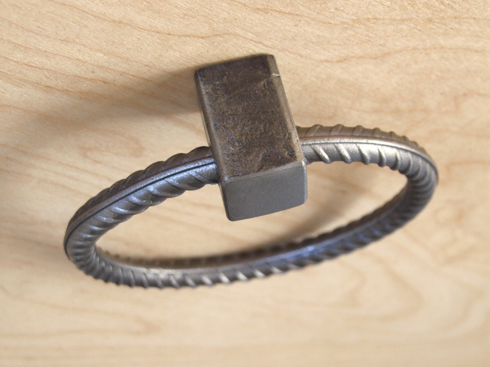 Hand Crafted Steel Rebar Handles Pulls Kitchen Cabinet | Etsy