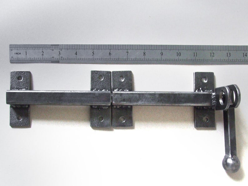 Industrial Handcrafted Double Barn Door Latch for Craft Supplies Rustic ...