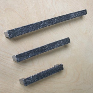 Blacksmith Made Modern Industrial Drawer Pulls Knobs Handles Hand ...