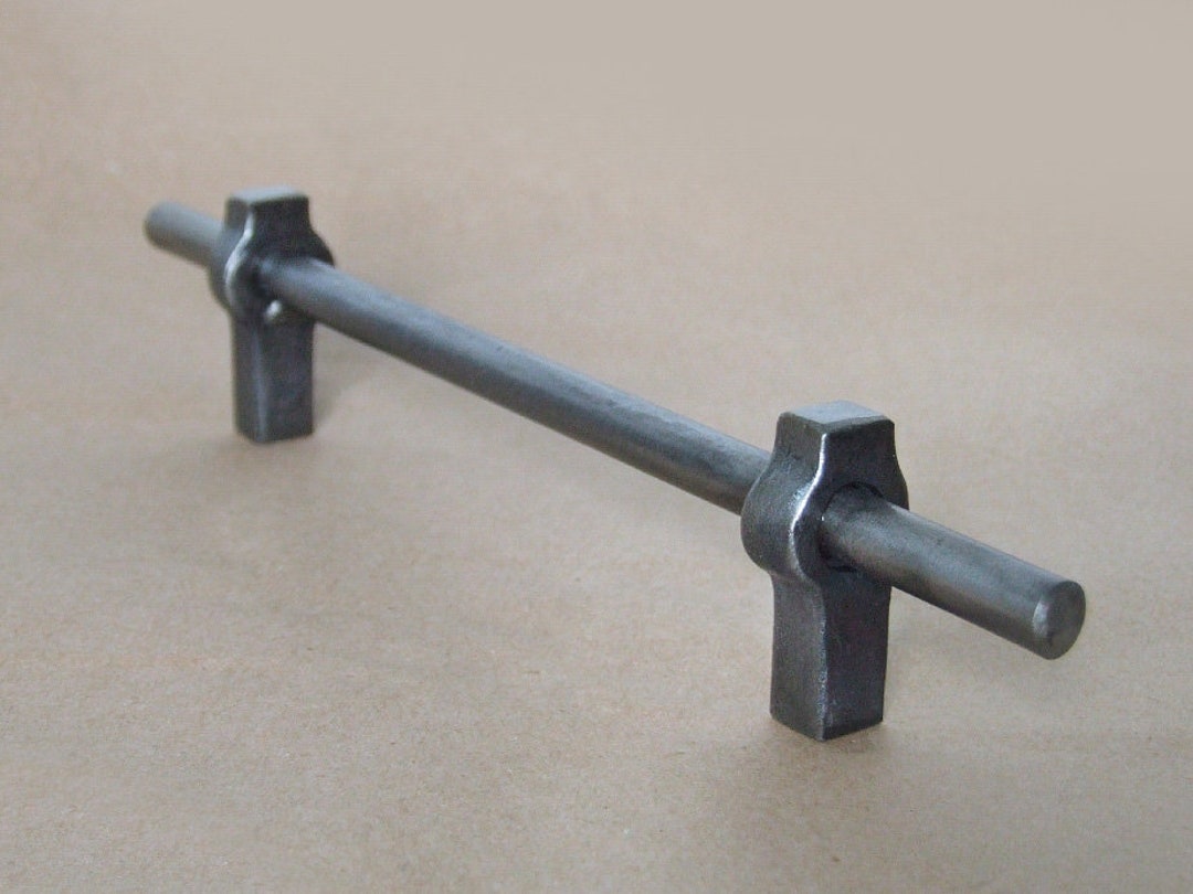 Hand Forged Industrial Loft Drawer Pulls Handles Knobs Simple ...