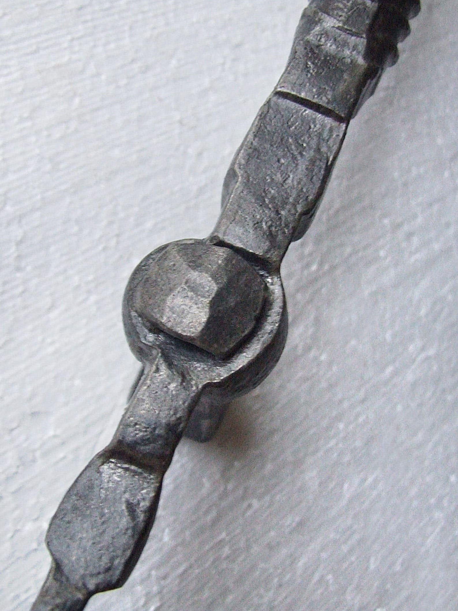 Big hand forged steel rebar door pulls handles Large farmhouse | Etsy