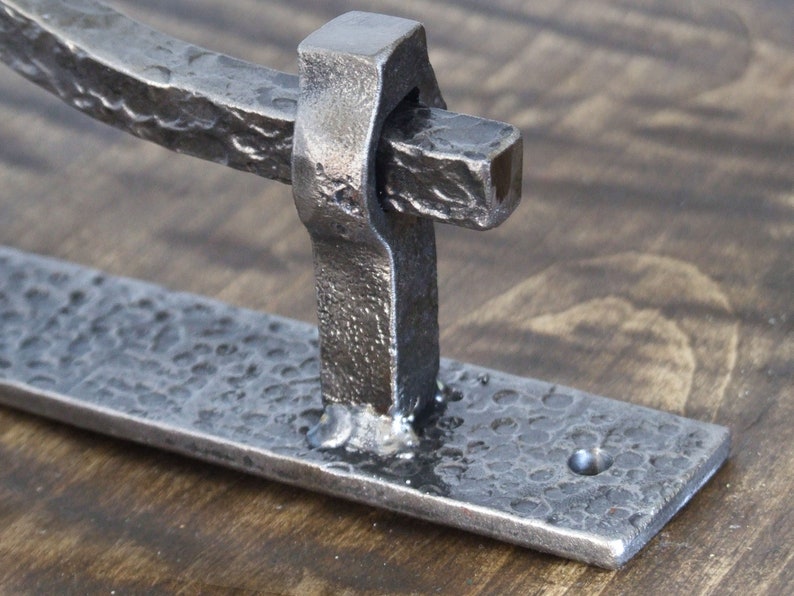 Blacksmith Made Hand Forged Iron Metal Shelf Brackets Wrought Hammered ...