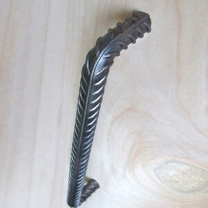 Modern Industrial Steel Rebar Drawer Pulls Handles Knobs Hand Designed ...