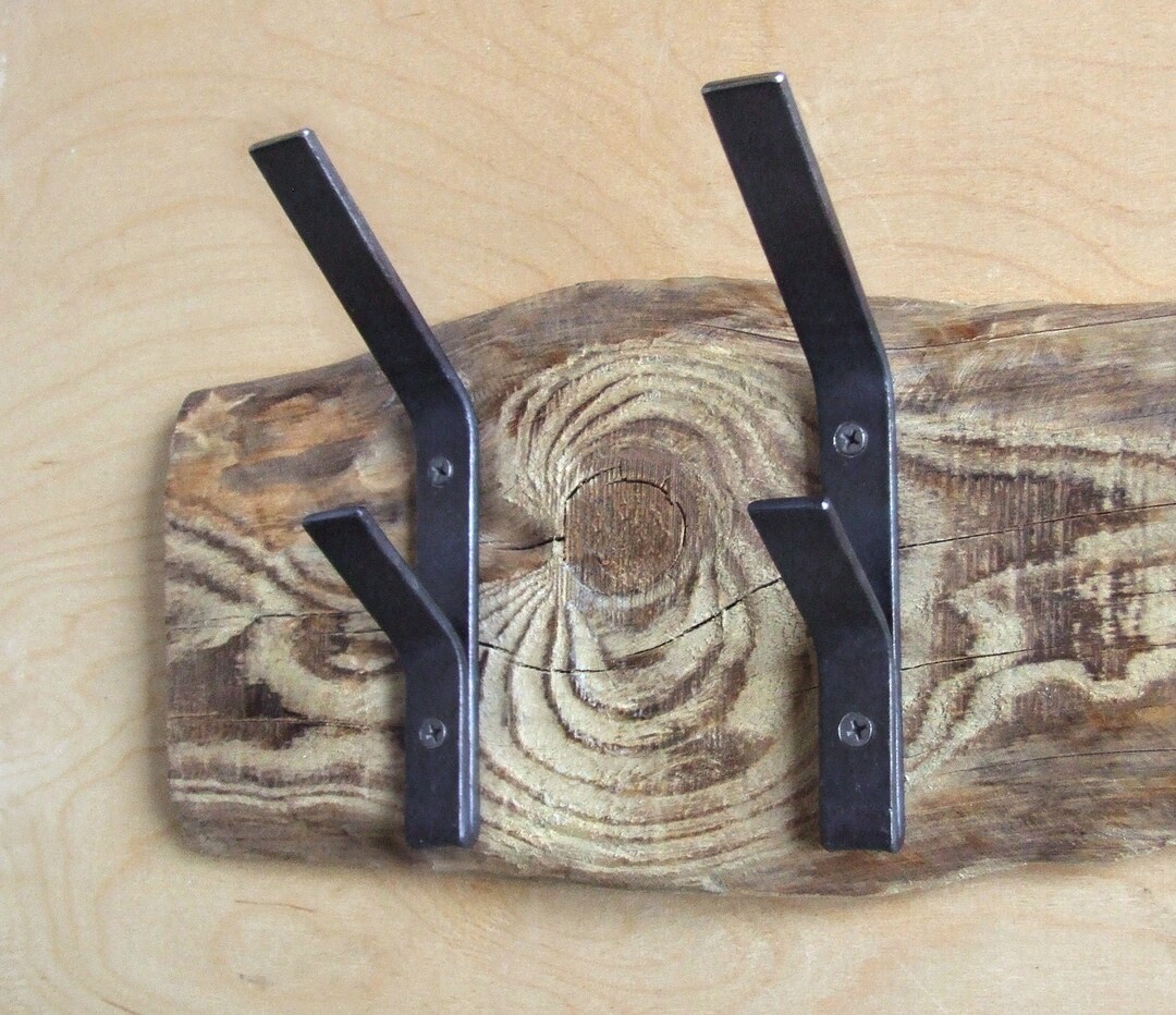 Hand Crafted Wall Hook Industrial Rustic Hooks for Clothing Storage ...