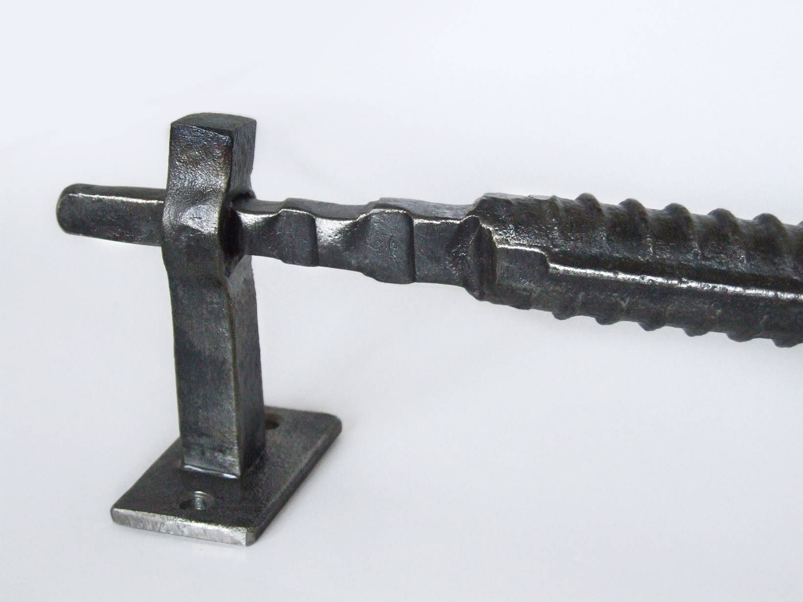 Blacksmith Made Hand Forged Rebar Door Pulls Knobs Handles | Etsy