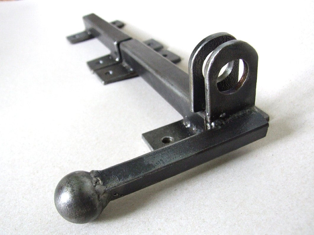 Industrial Handcrafted Double Barn Door Latch for Craft Supplies Rustic ...