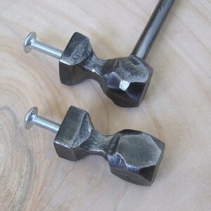 Hand Forged Drawer Handles Pulls Knobs Kitchen Cabinet Hardware for ...
