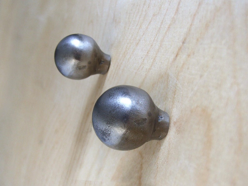 Simple Industrial Hand Crafted Drawer Knobs Pulls Handles Small Rustic ...