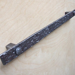 Hand Forged Modern Industrial Drawer Knobs Pulls Handles Wrought ...