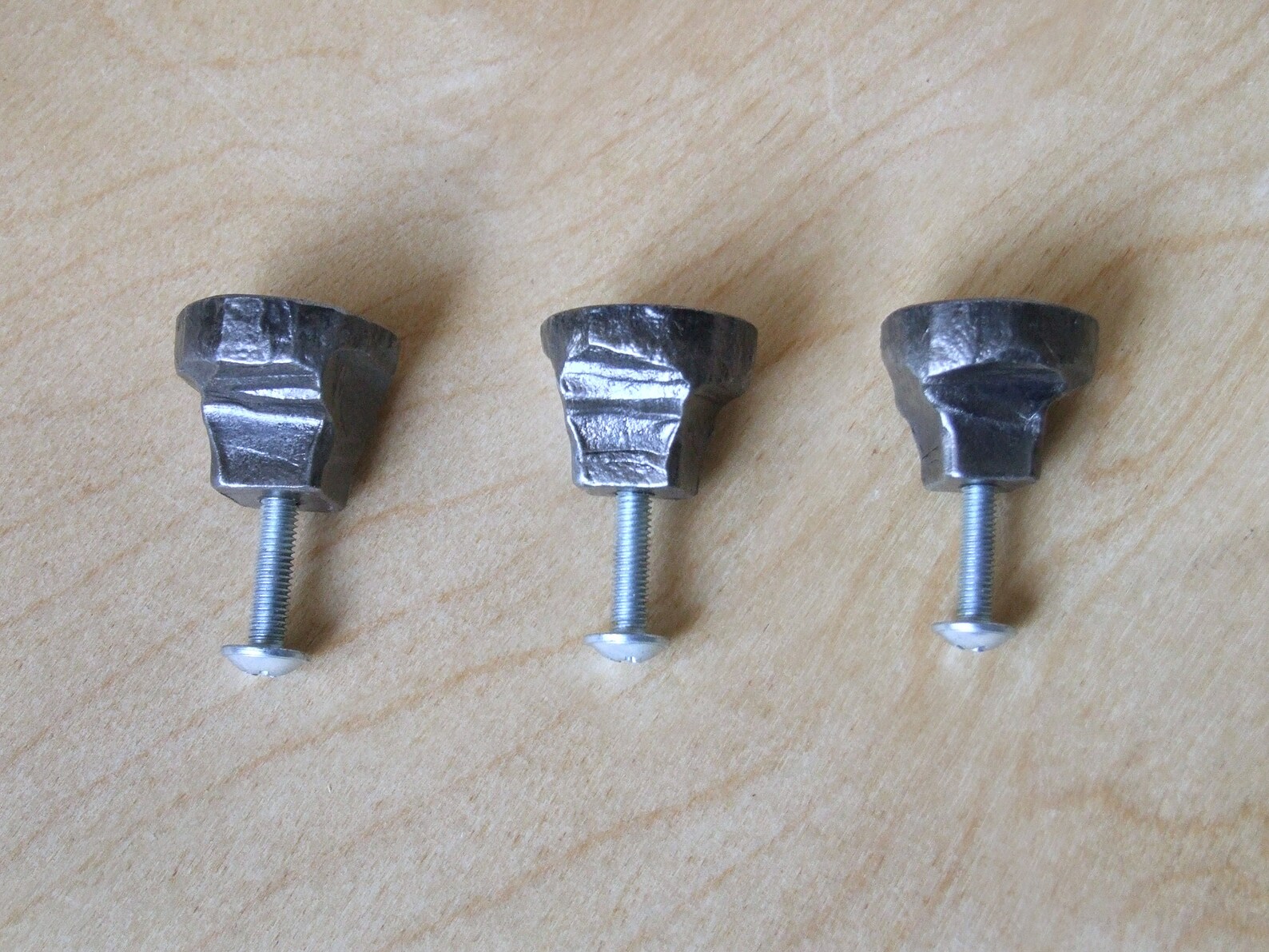 Hand Forged Small Rustic Drawer Knobs Pulls Handles Farmhouse Rustic ...