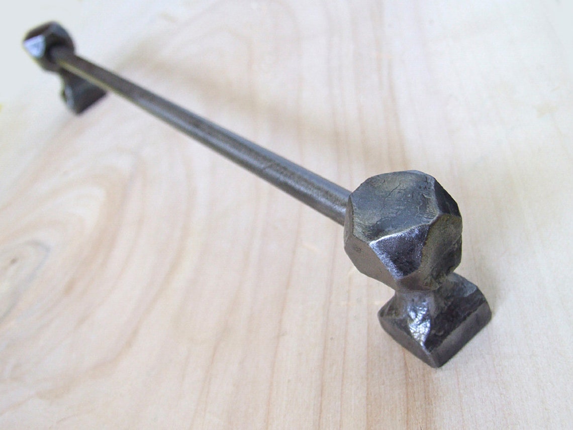 Hand Forged Drawer Handles Pulls Knobs Kitchen Cabinet - Etsy