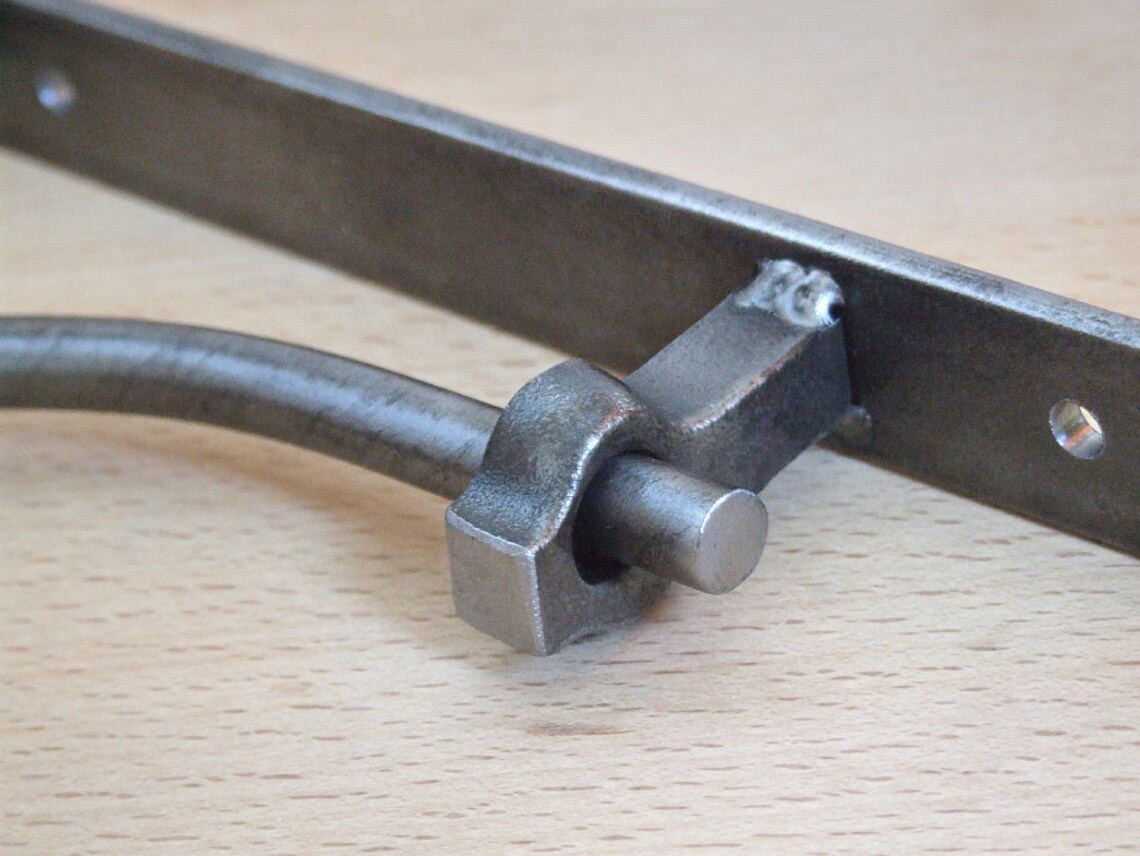 Blacksmith Made Hand Forged Shelf Brackets Home Living Wrought Mantle ...