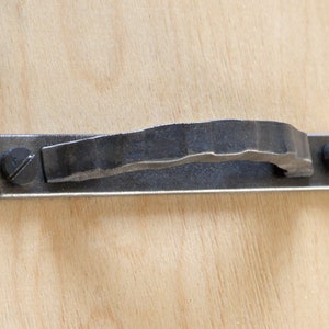 Hand Forged Rusty Drawer Pulls Wrought Farmhouse Cabinet Kitchen Unit ...