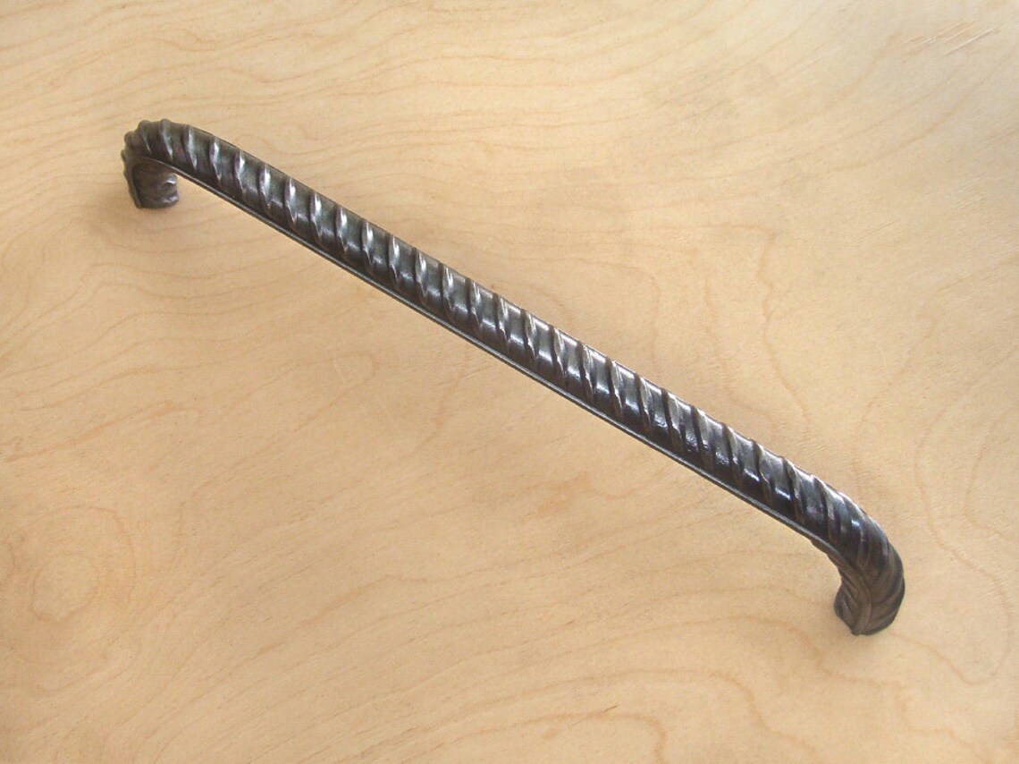 Large Hand Crafted Steel Rebar Barn Door Pulls Knobs Handles | Etsy