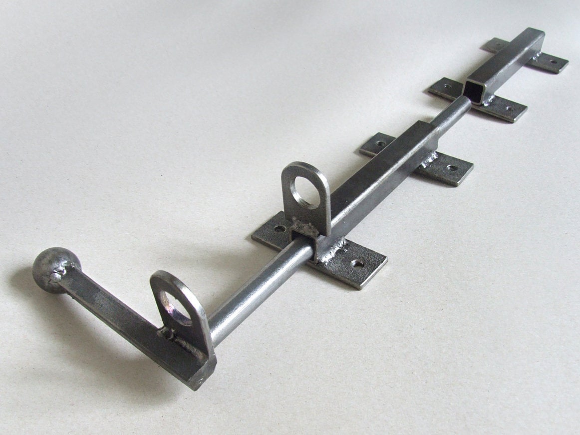 Industrial Handcrafted Double Barn Door Latch for Craft Supplies Rustic ...
