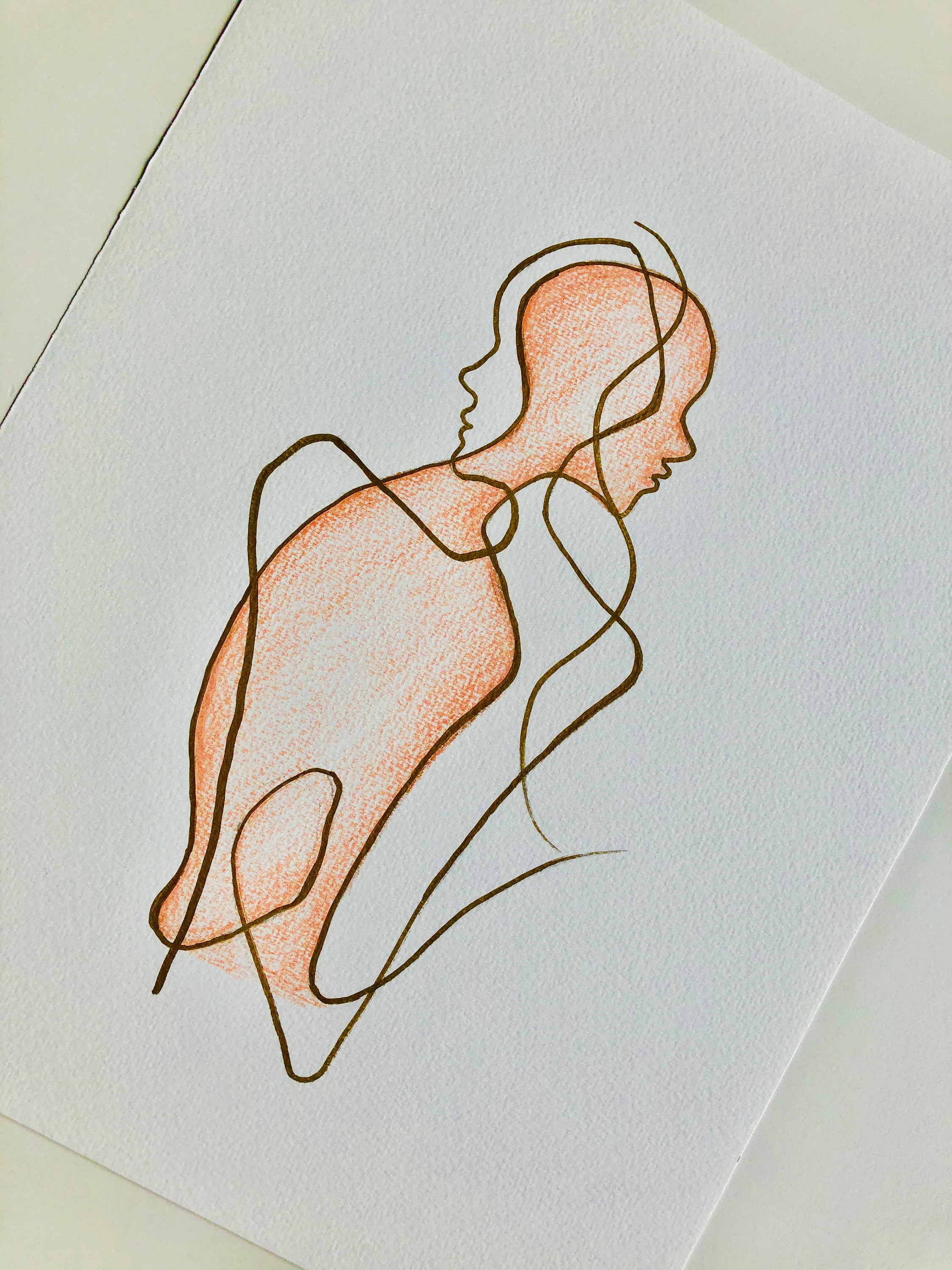 Souls Line Drawing. Souls Art. Two Souls Art. People Line Drawing. Two ...