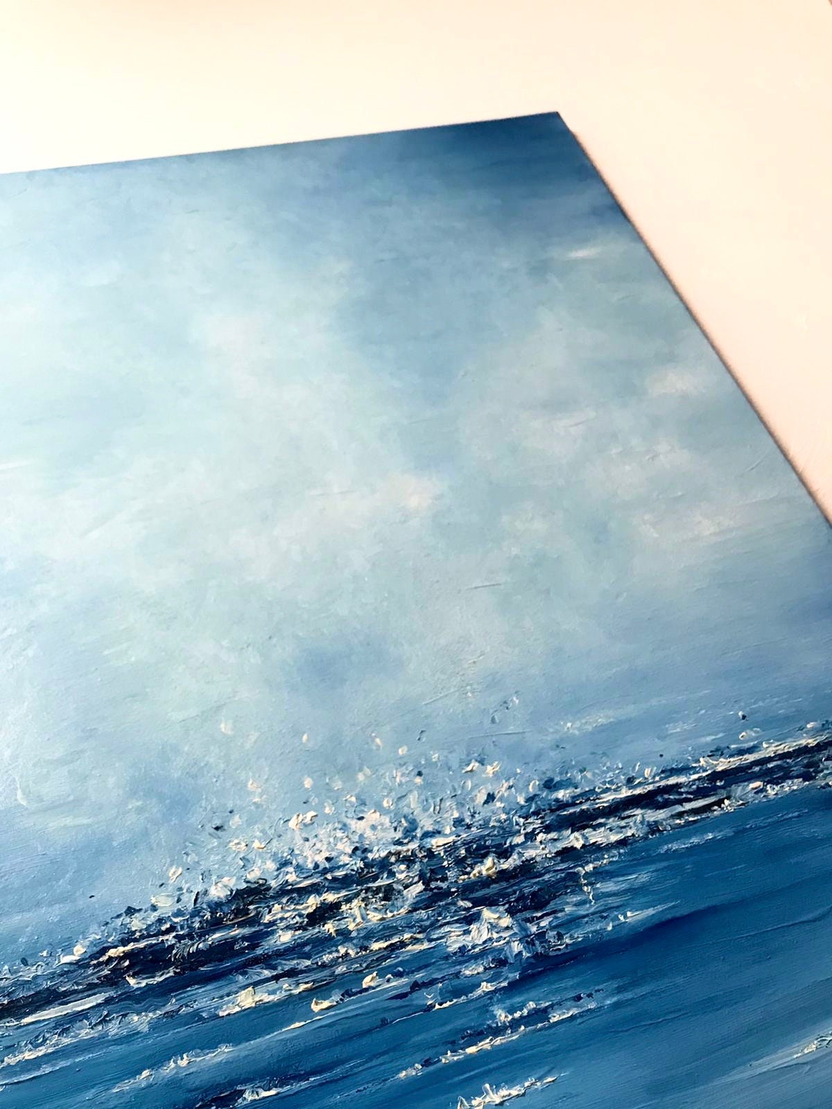 Abstract Sea Abstract Sky Modern Sea Painting Sea and Sky - Etsy