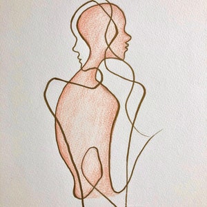 Souls Line Drawing. Souls Art. Two Souls Art. People Line Drawing. Two ...