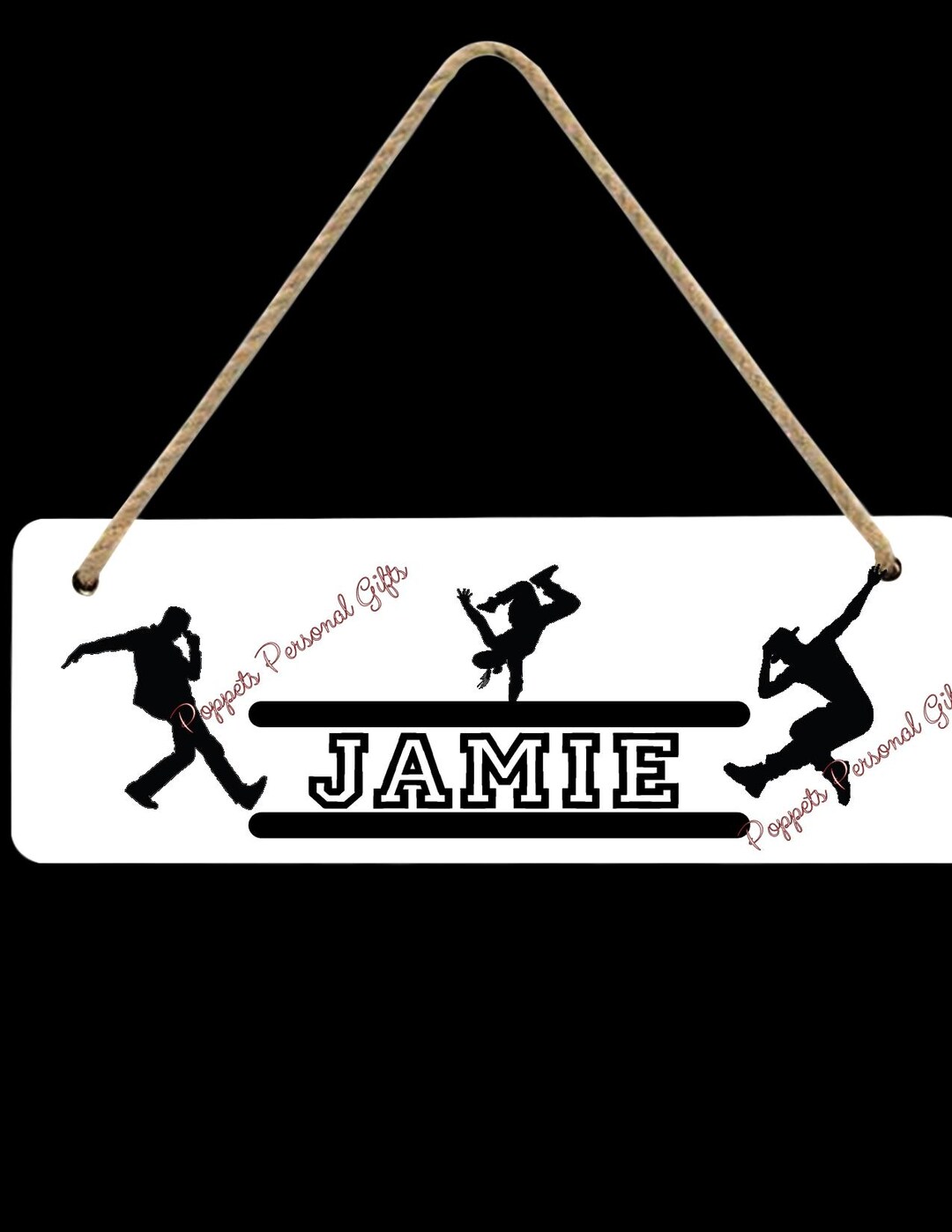 Personalised Street Dance Bedroom Door Sign, Dance Theme, Kids Wall ...