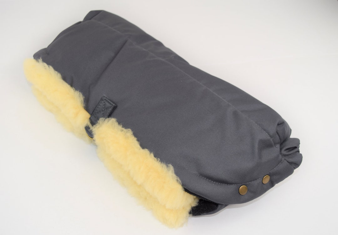 Naturasan Lambskin Hand Warmer, Warm Stroller Hand Muff With Lambskin ...